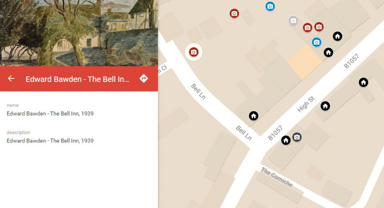 Great Bardfield Artist Map – Inexpensive Progress